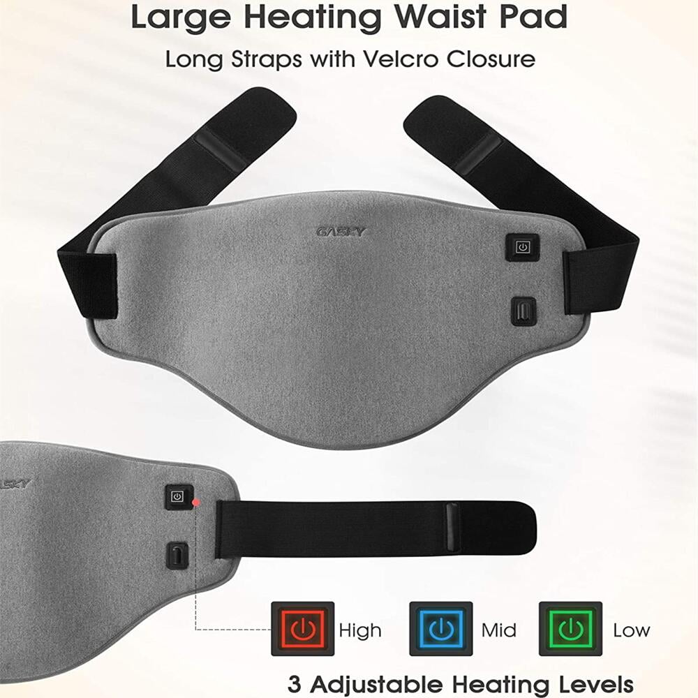 "Large Electric Heating Pad for Lower Back & Shoulder, 3 Heat Settings ...