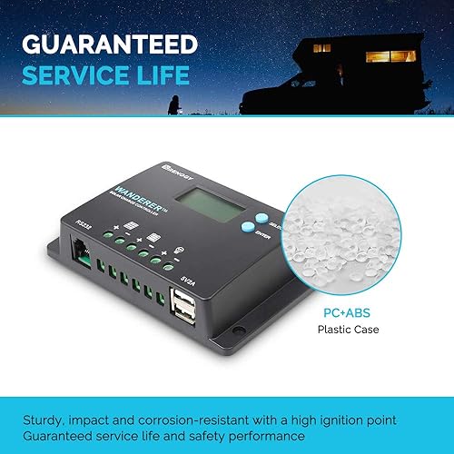 "Renogy 10A Solar Charge Controller for AGM, Gel, & Lithium Battery ...