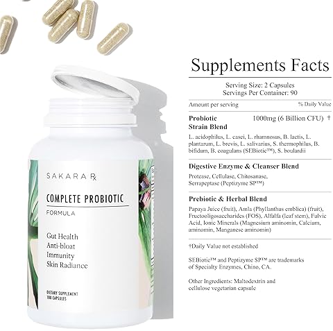 "Sakara Complete Probiotic Capsules - Women's Digestive Health ...