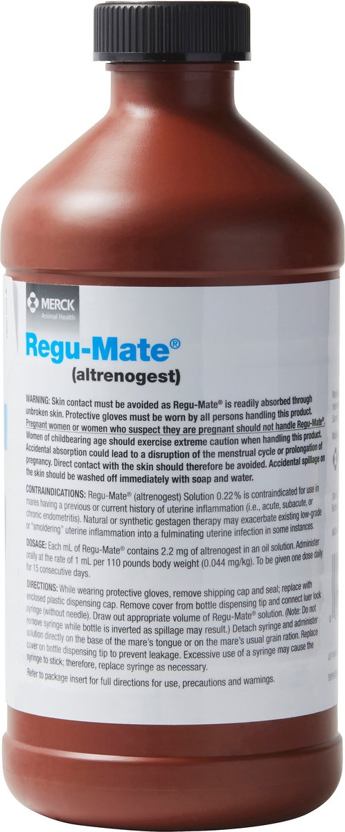 Regu-Mate (Altrenogest) Solution for Horses, 1000-mL | Amerikasepetim