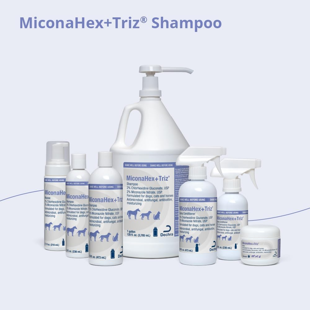 MiconaHex+Triz Shampoo for Dogs, Cats & Horses, 1-gallon bottle ...