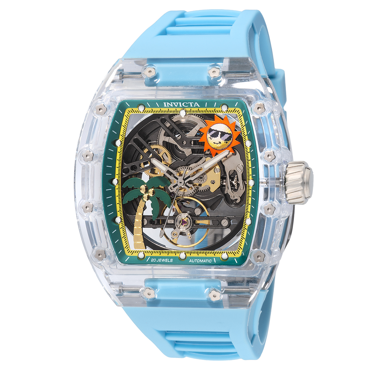 Invicta Artist Radian Prism Automatic Men's Watch w/Skeleton Dial and ...