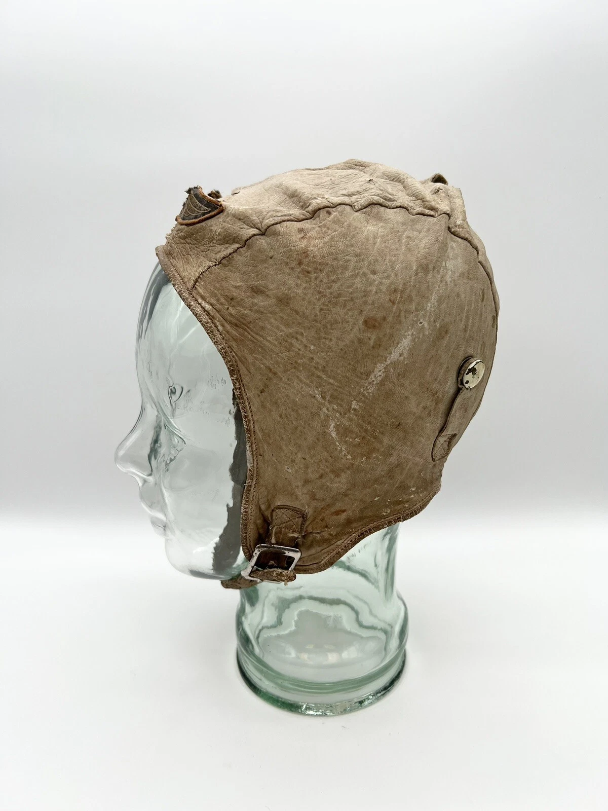 Harley Davidson Leather Clipper Motorcycle Helmet Cap Skull Cap ...