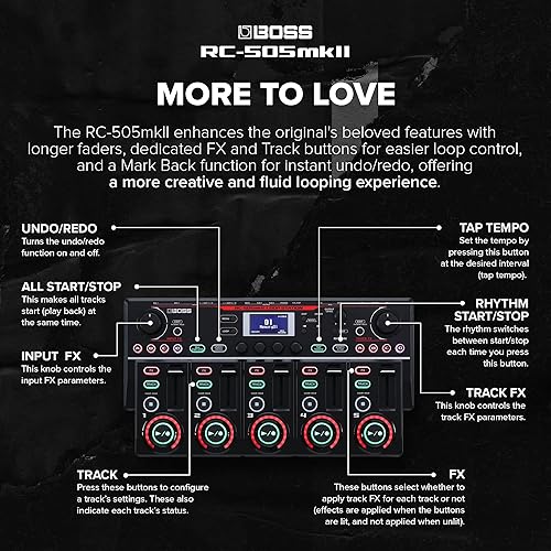 BOSS RC-505mkII Loop Station 5 Parça, Gelişmiş Efektler | Amerikasepetim