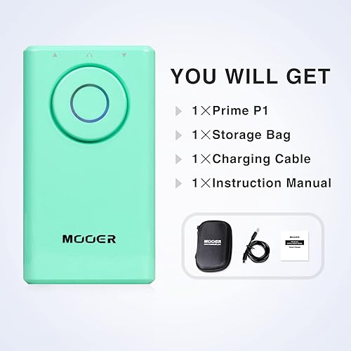 Mooer Prime P1 Akıllı Pedal Surf Green Gitar ve Bas İçin | Amerikasepetim